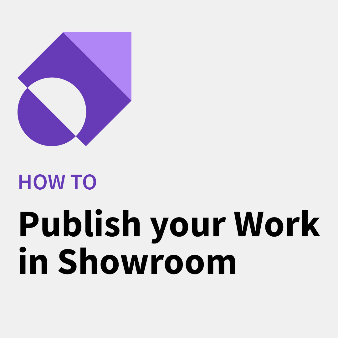 How to: Publish your Work in Showroom | Showroom | base Angewandte